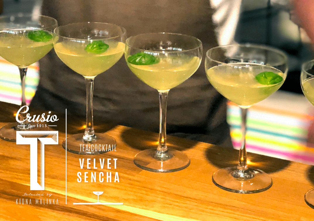 No.060 - Tea cocktail Velvet Sencha - Crusio Tea